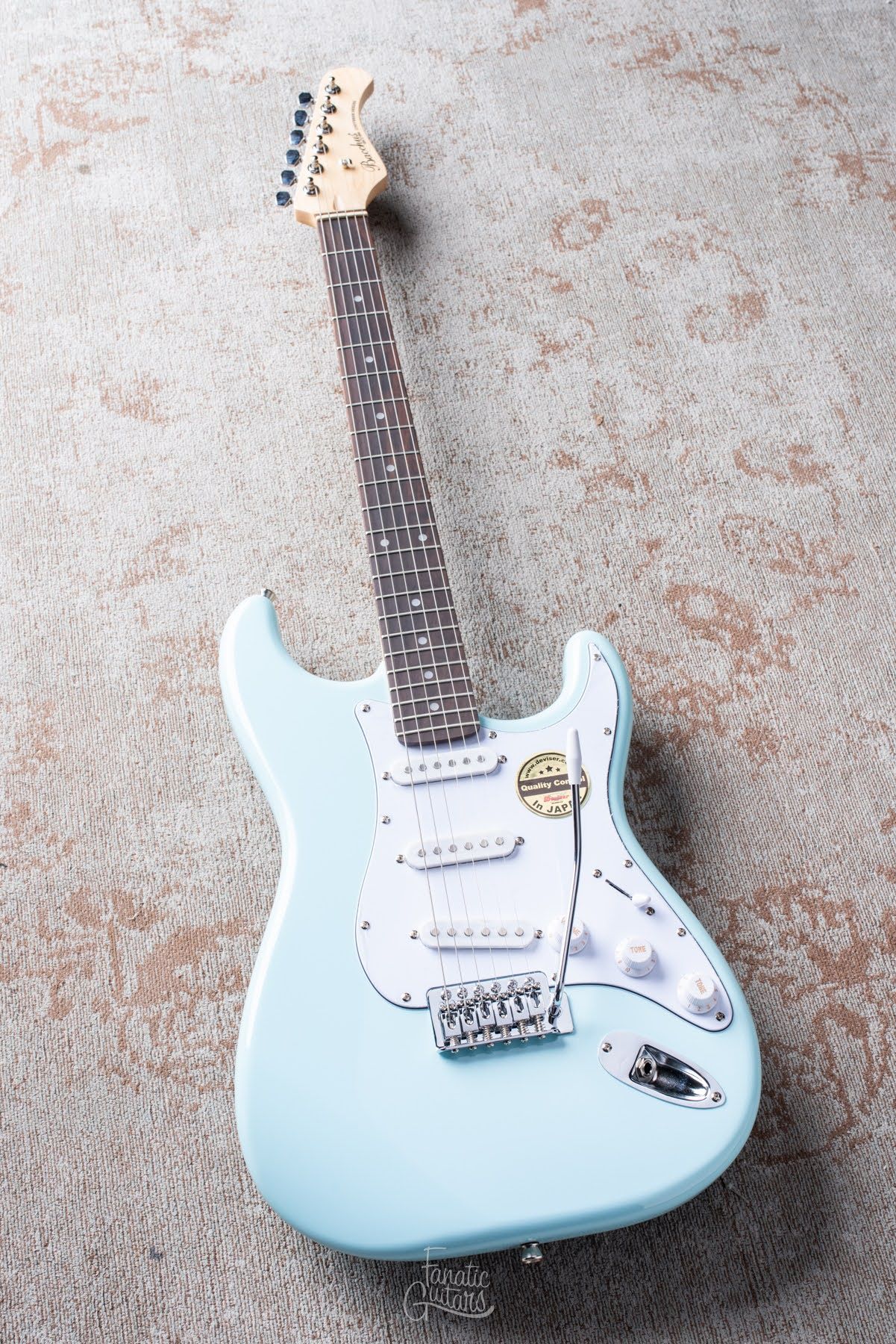 Bacchus Universe Series Strat SSS – Sonic Blue – Fanatic Guitars