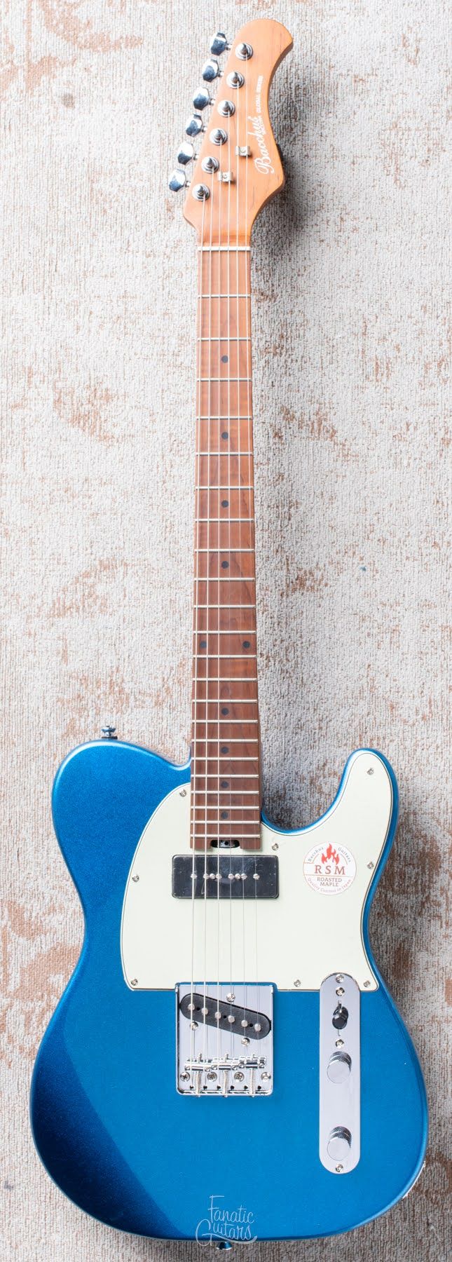 Bacchus Global Series Tele Standard P-90 Roasted – Lake Placid Blue