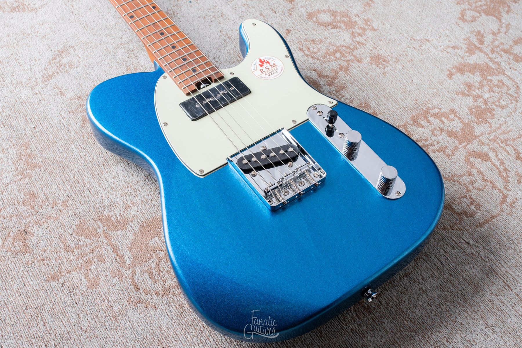Bacchus Global Series Tele Standard P-90 Roasted – Lake Placid Blue