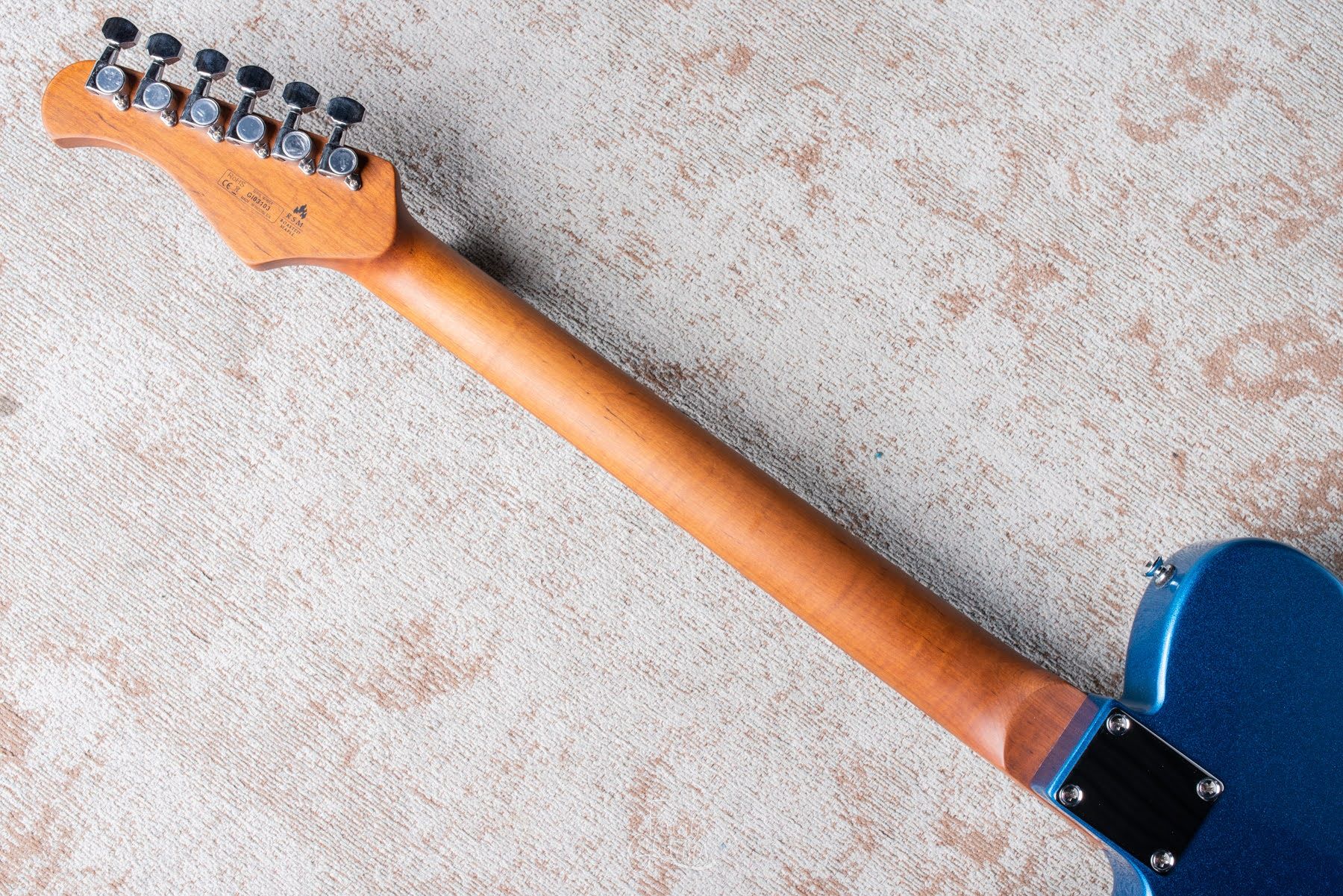 Bacchus Global Series Tele Standard P-90 Roasted – Lake Placid Blue