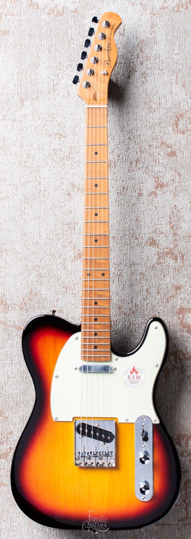 Bacchus Universe Series Tele Roasted – 3 Tone Sunburst – Fanatic Guitars