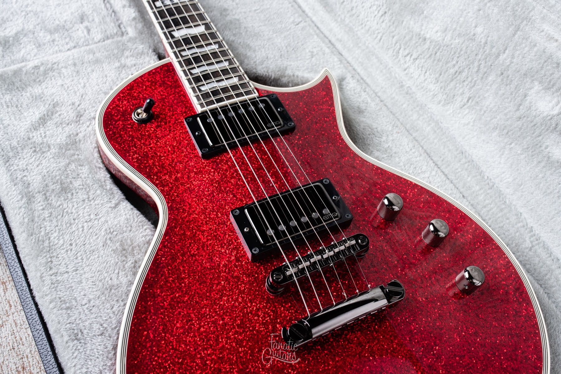 ESP E-II Eclipse DB Red Sparkle #ES3561183 Segunda Mano – Fanatic Guitars