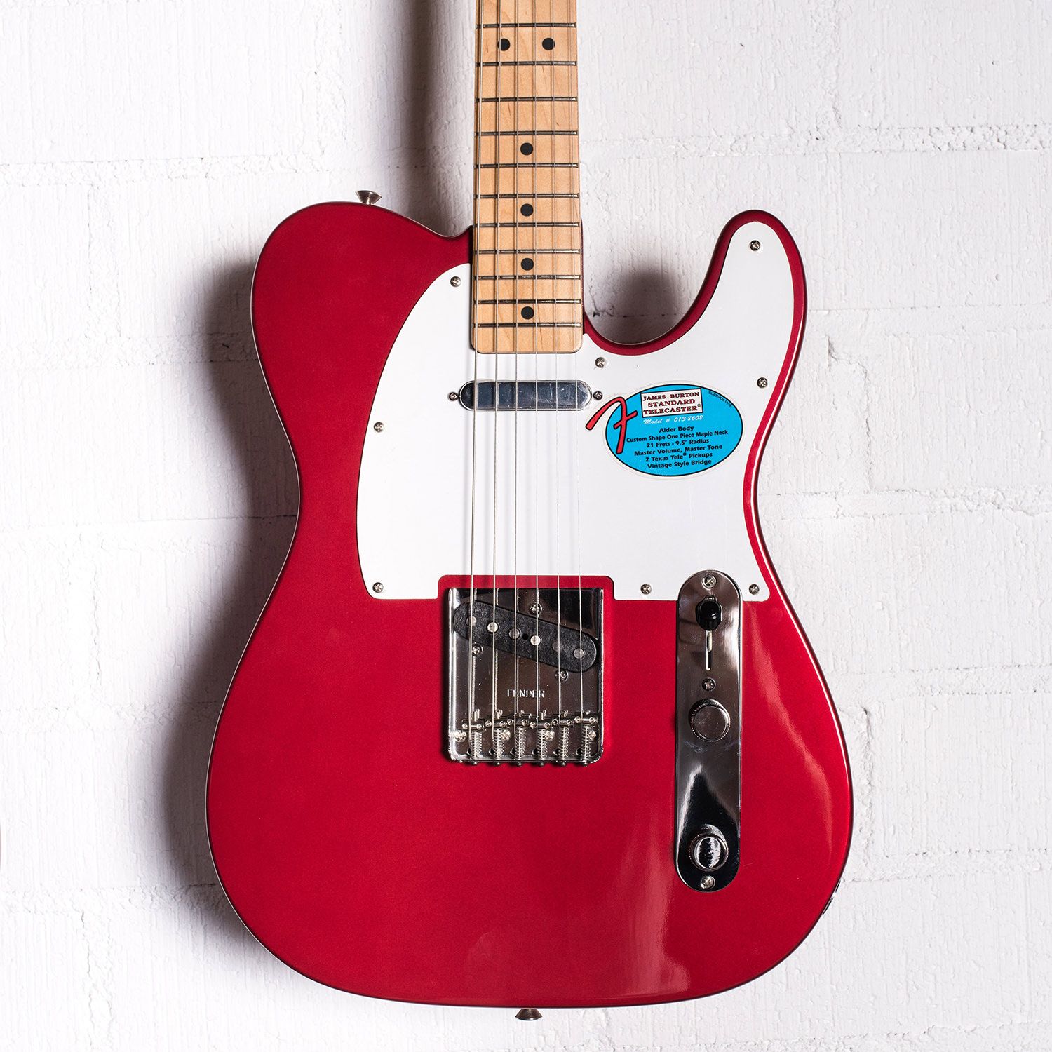 Fender Standard Telecaster James Burton Mexico Candy Apple Red