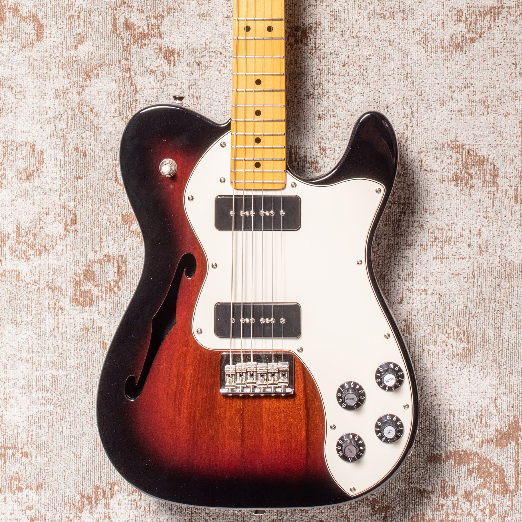 Fender Telecaster Thinline Deluxe 3-Tone Sunburst – Fanatic Guitars