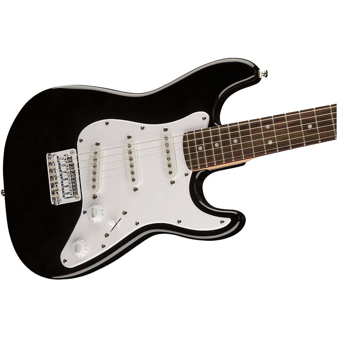 Fender Squier Stratocaster Affinity Mini RW V2 Black – Fanatic Guitars