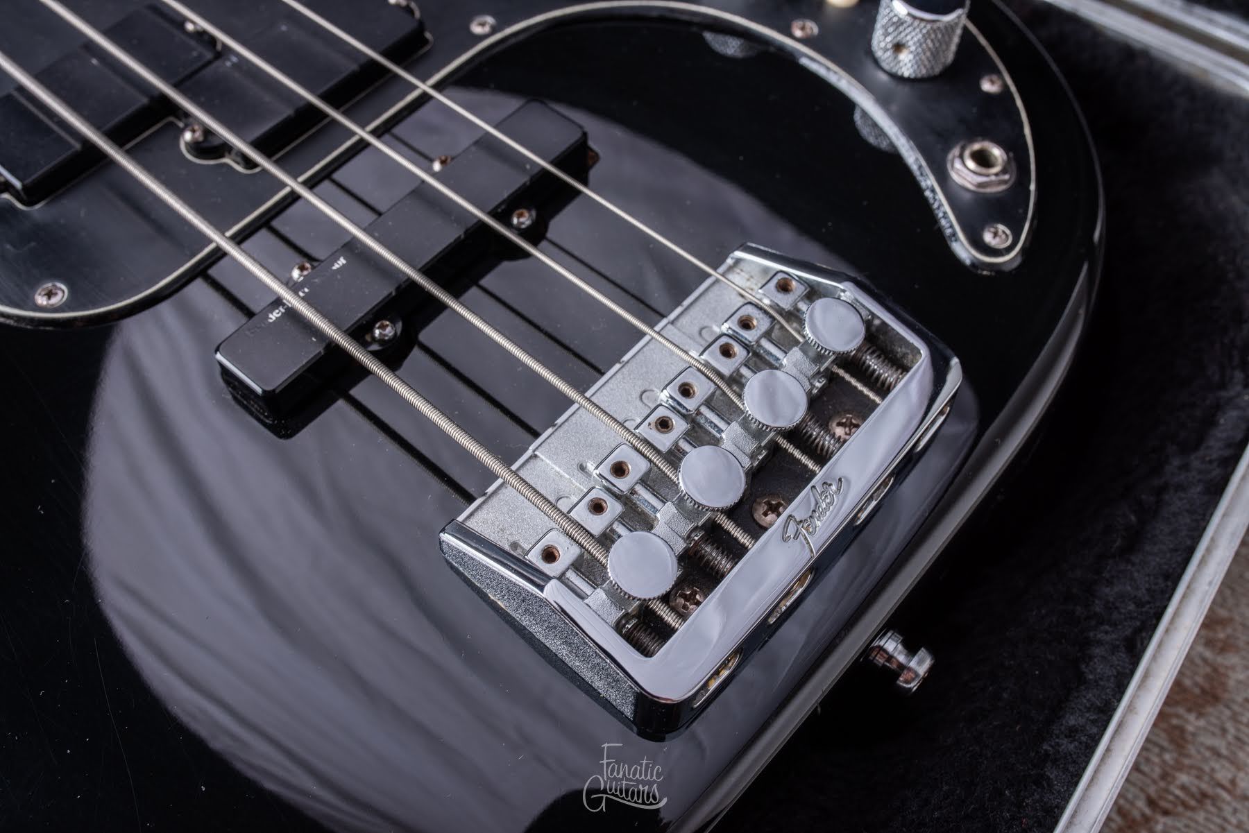 Fender Precision Plus – Black 1989 #E910237 Segunda Mano