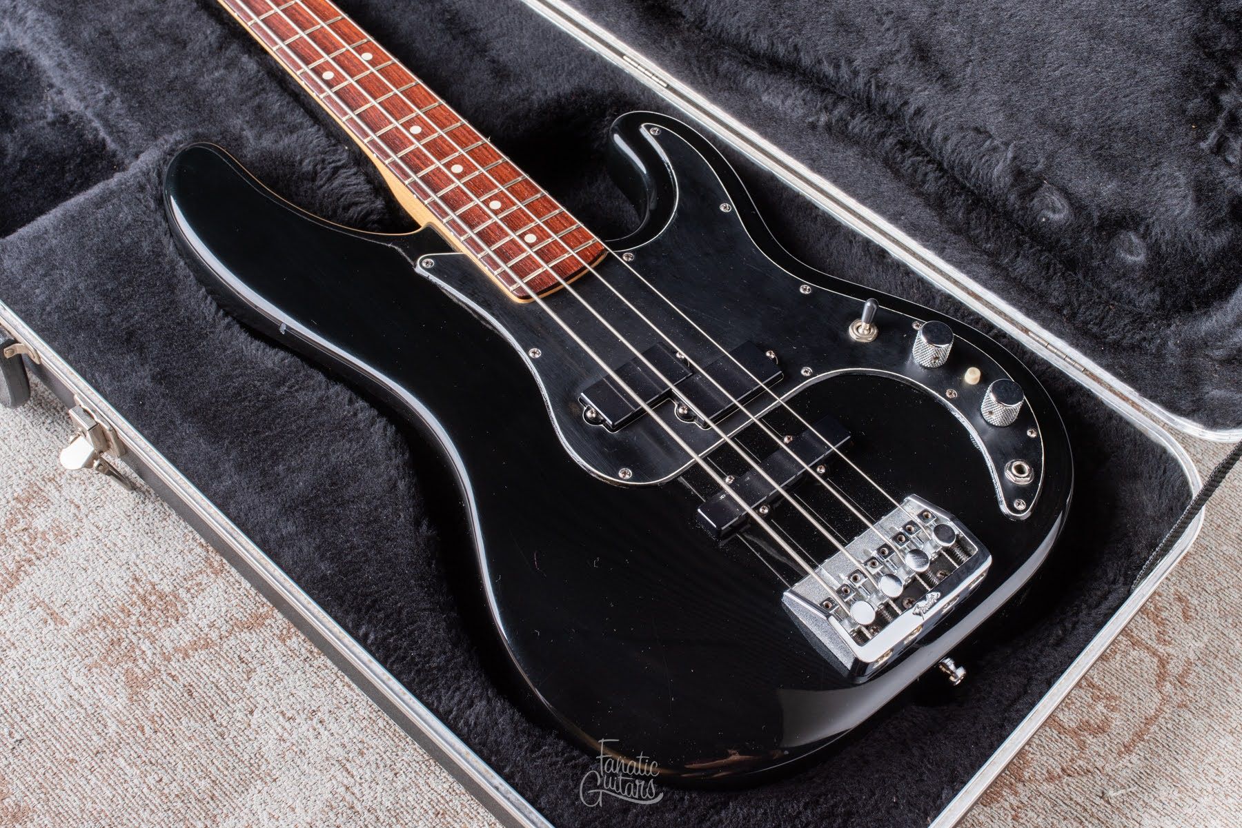 Fender Precision Plus – Black 1989 #E910237 Segunda Mano