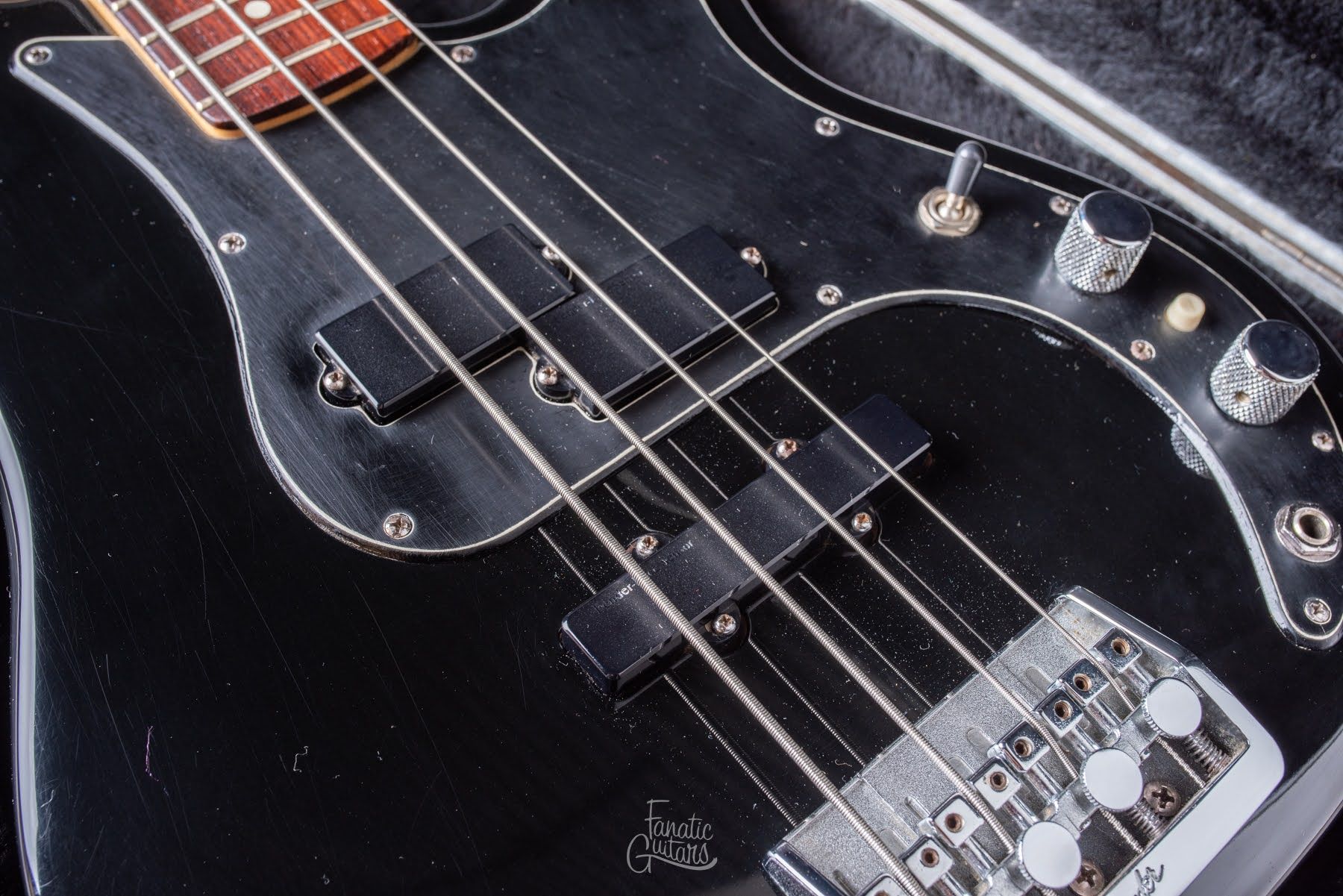 Fender Precision Plus – Black 1989 #E910237 Segunda Mano