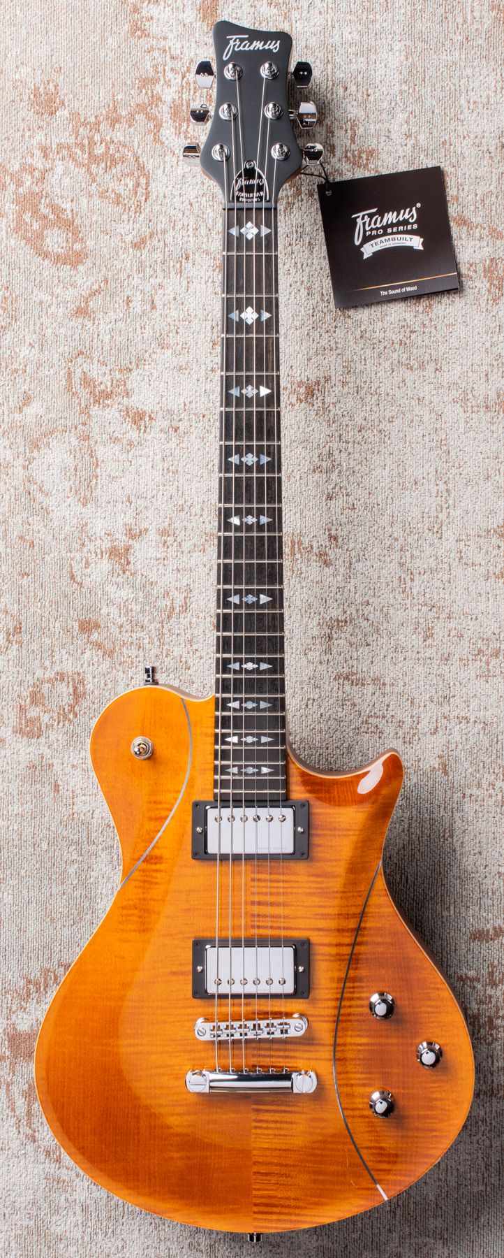 Framus Teambuilt Pro Series Panthera II Supreme – Amber Transparent ...