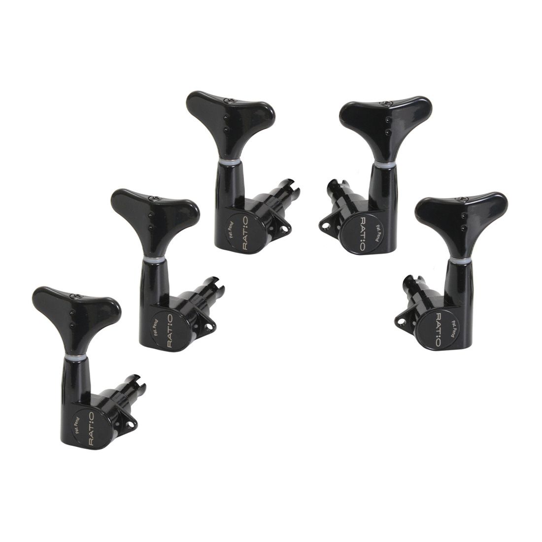 Graph Tech Ratio Bass 5 Cuerdas Y-Style 3+2 – Negro – Fanatic Guitars