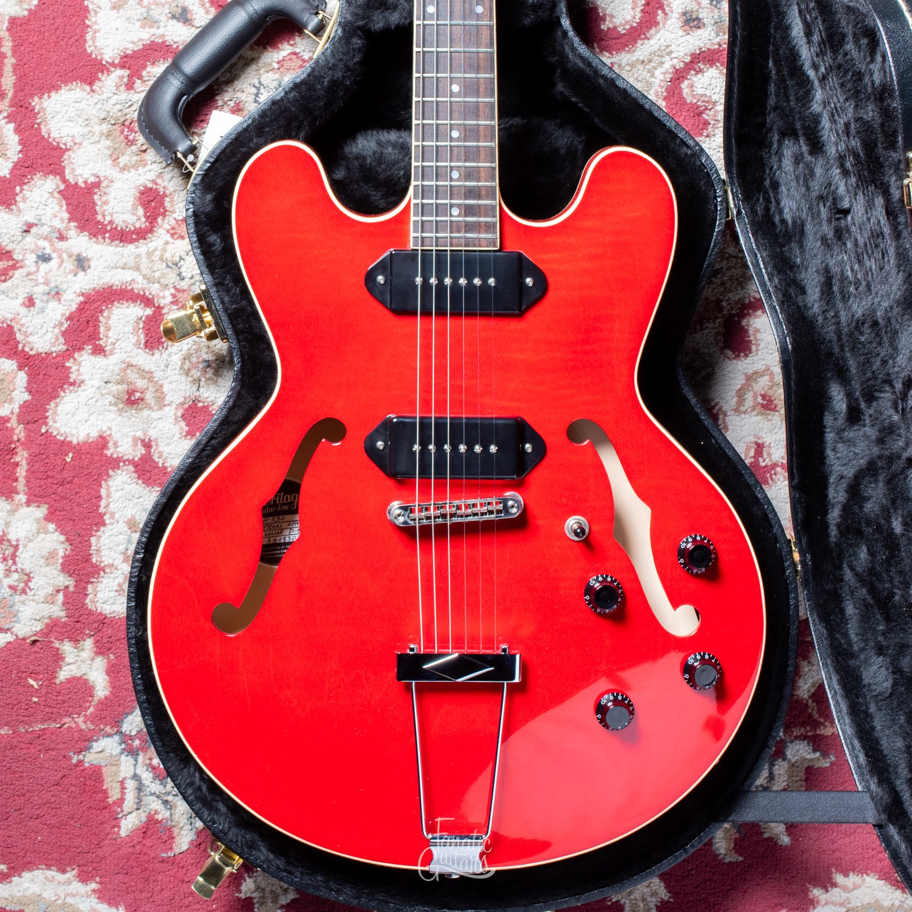 Heritage Standard H-530 Hollow Trans Cherry #AM08303 Second Hand