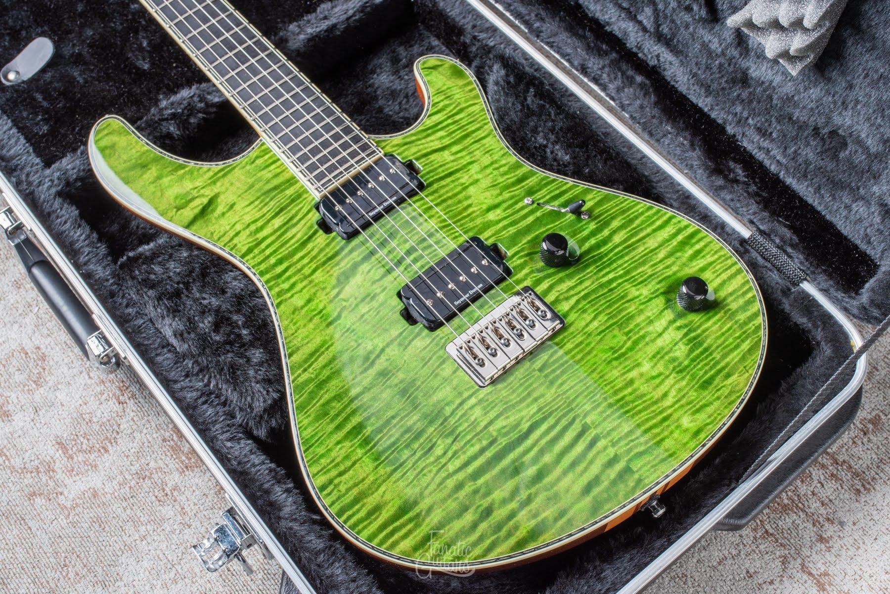 Mayones Regius 6 Transparent Dirty Green Segunda Mano – Fanatic Guitars