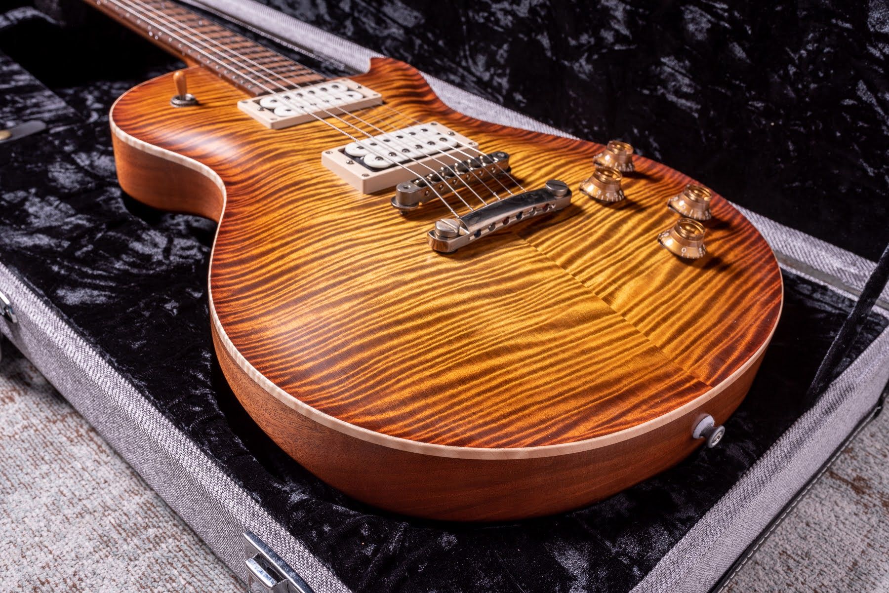 Patrick James Eggle Macon Faded Cherry Burst – Fanatic Guitars
