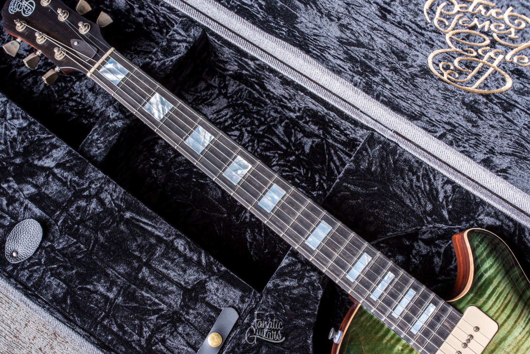 Patrick James Eggle Macon SCH/P90 Emerald Green Burst