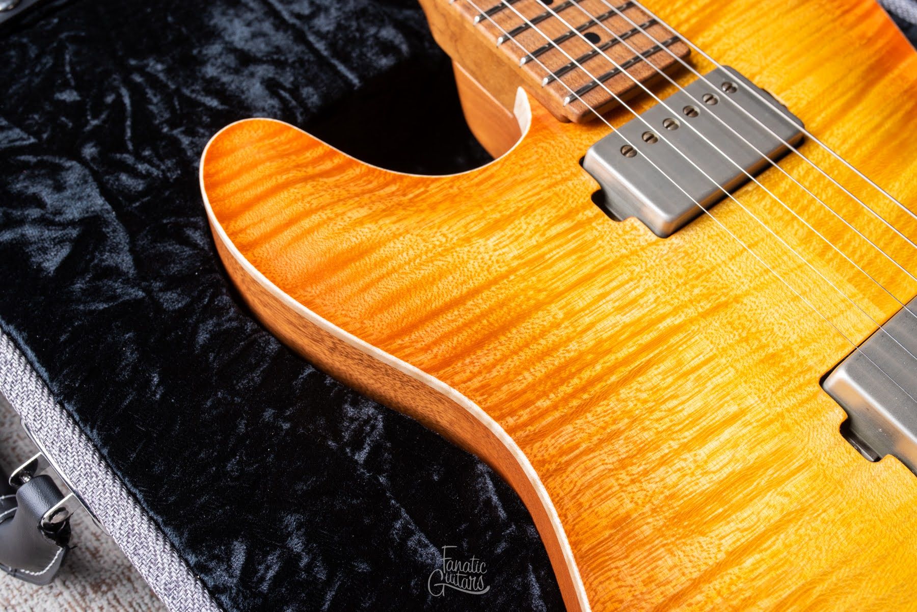 Patrick James Eggle Oz-T Carve Top – H/H – Faded Cherry Burst – Zurda ...