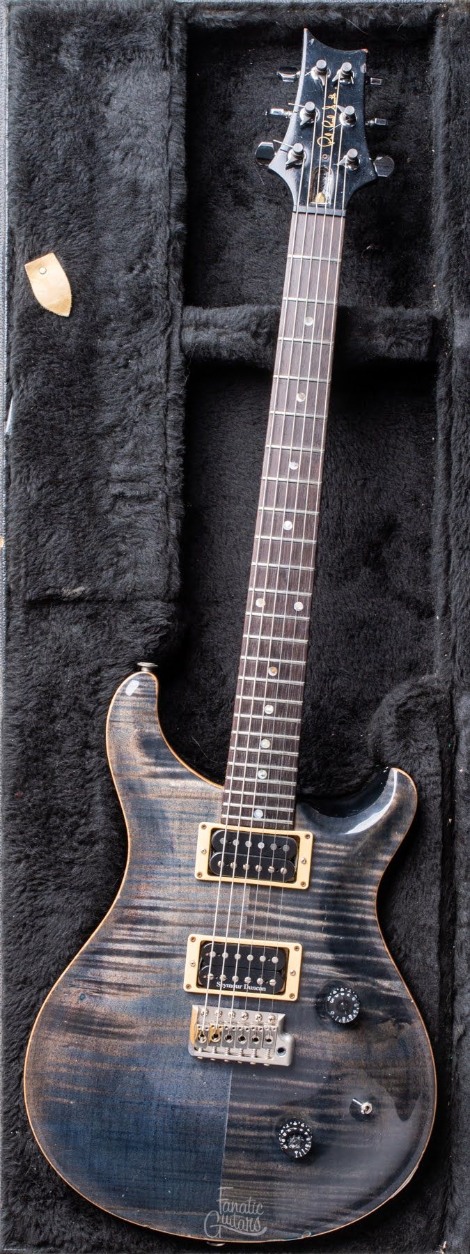 PRS Custom 24 Translucent Black 1989 Segunda Mano – Fanatic Guitars