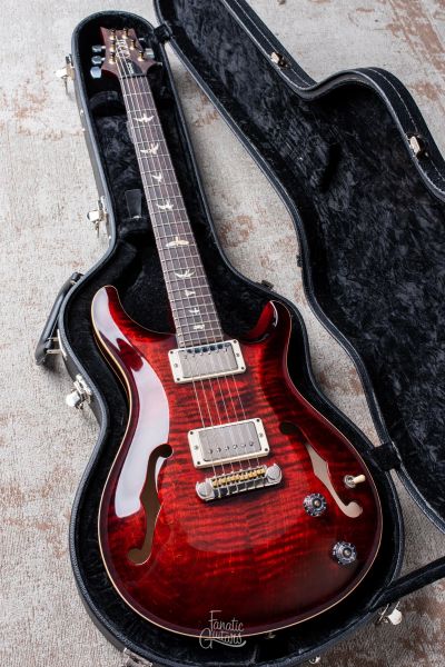 PRS Guitars Hollowbody II – Fire Red Burst #0266470 Segunda Mano