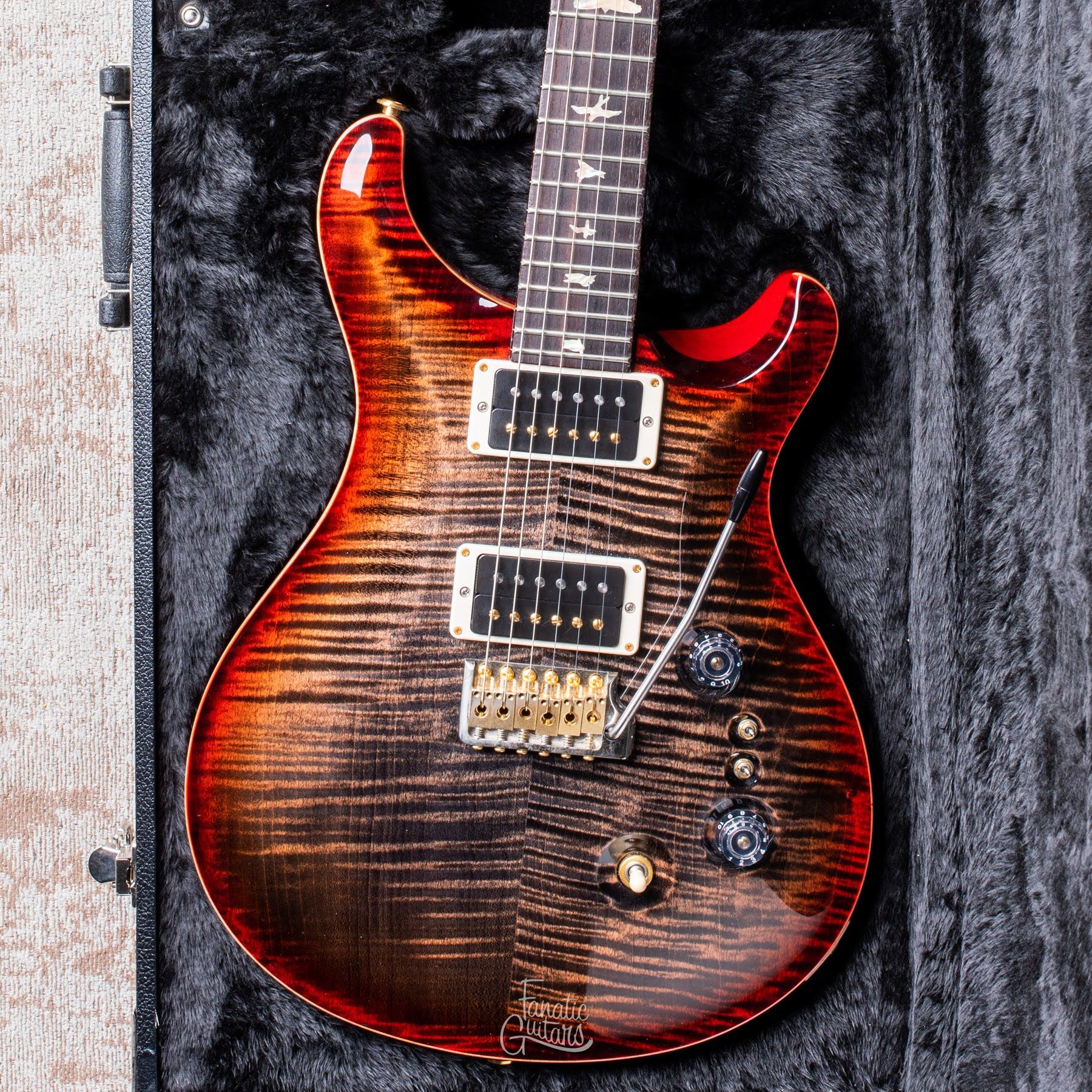 PRS Custom 24 35th Anniversary 10 Top – Charcoal Cherry Burst #0298724 ...