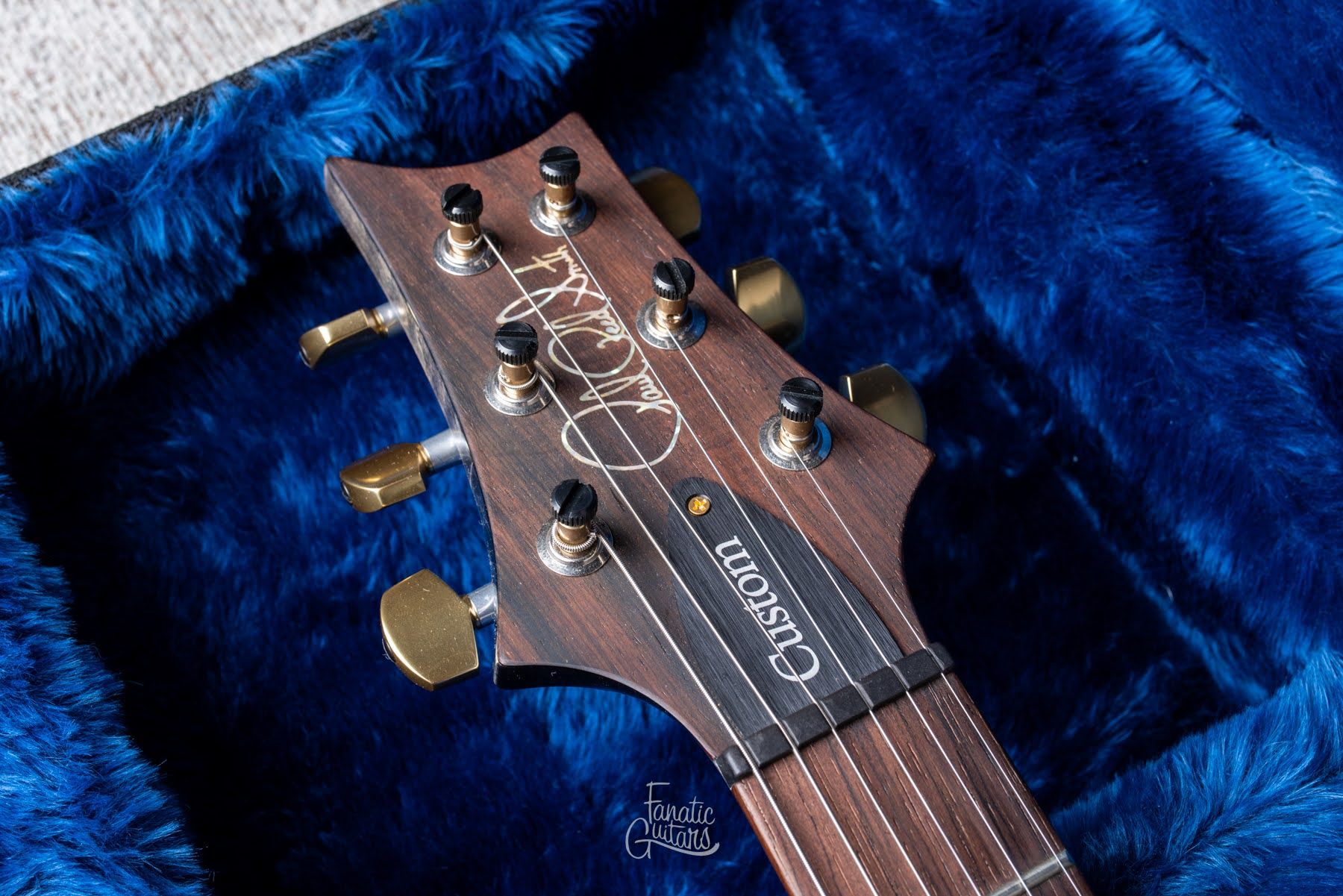 PRS Custom 24 Fatback Wood Library – Faded Gray Black #253310 Segunda Mano