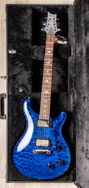 PRS Custom 22 USA Stoptail Royal Blue Full Inlay Birds – Fanatic Guitars