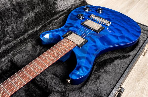 PRS Custom 22 USA Stoptail Royal Blue Outline Birds – Fanatic Guitars