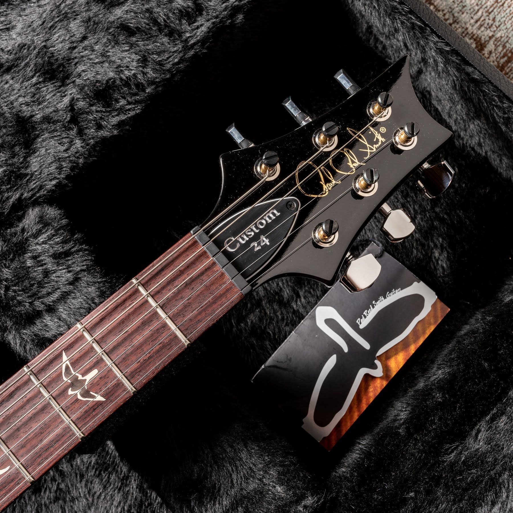 PRS Custom 24 USA V12 Sapphire Smokeburst Birds Inlays – Fanatic Guitars