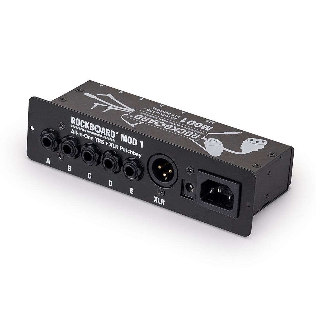 RockBoard MOD 1 V2 – TRS & XLR, IEC & Barrel Patchbay