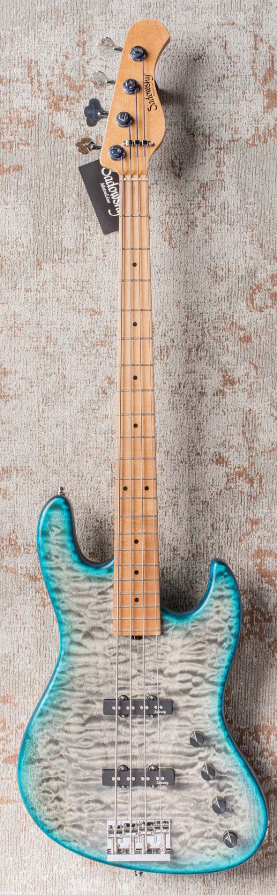 Sadowsky MetroLine 21-4 Limited Edition 2020 – Whale Blue Transparent