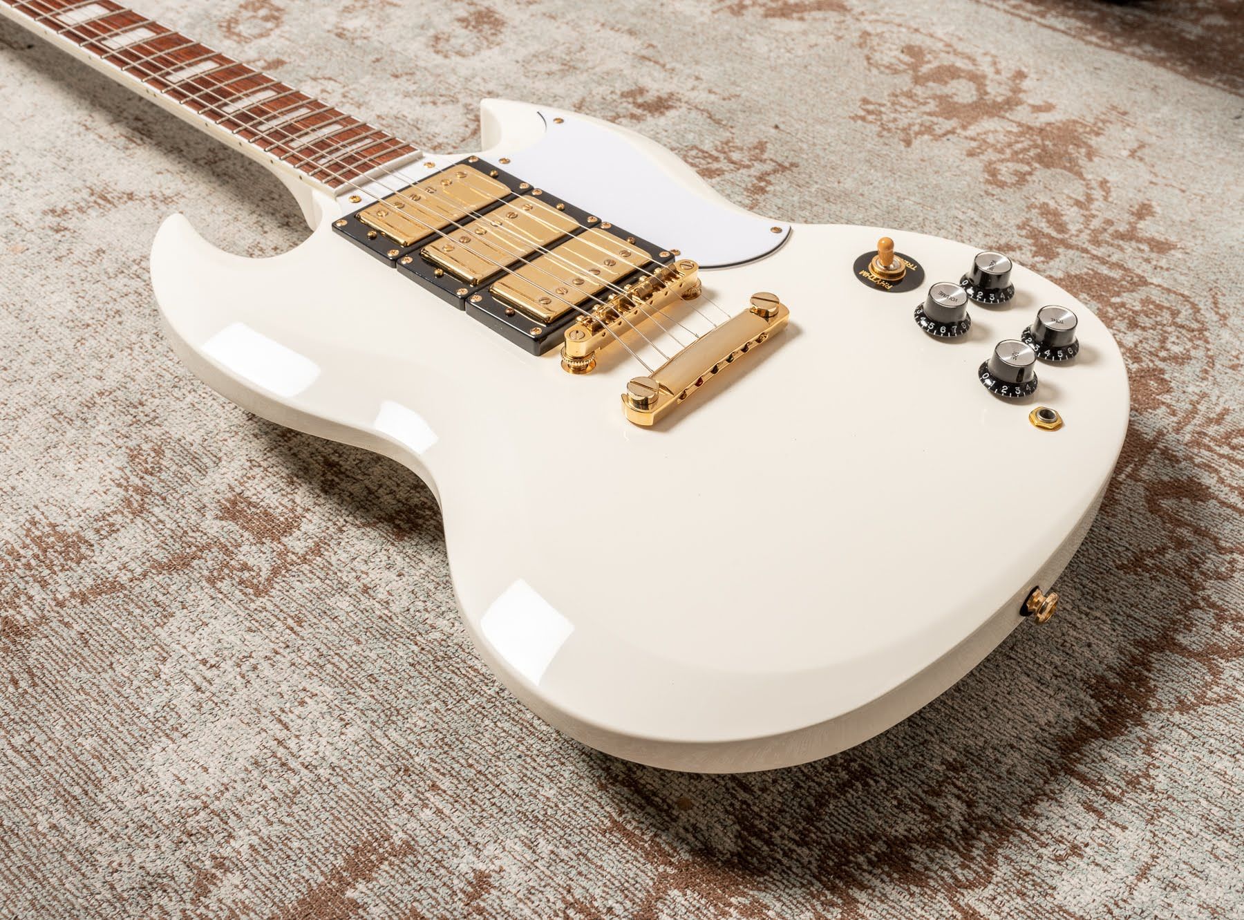 Tokai Traditional SG-65S-AI Custom-Style Antique Ivory – Fanatic Guitars
