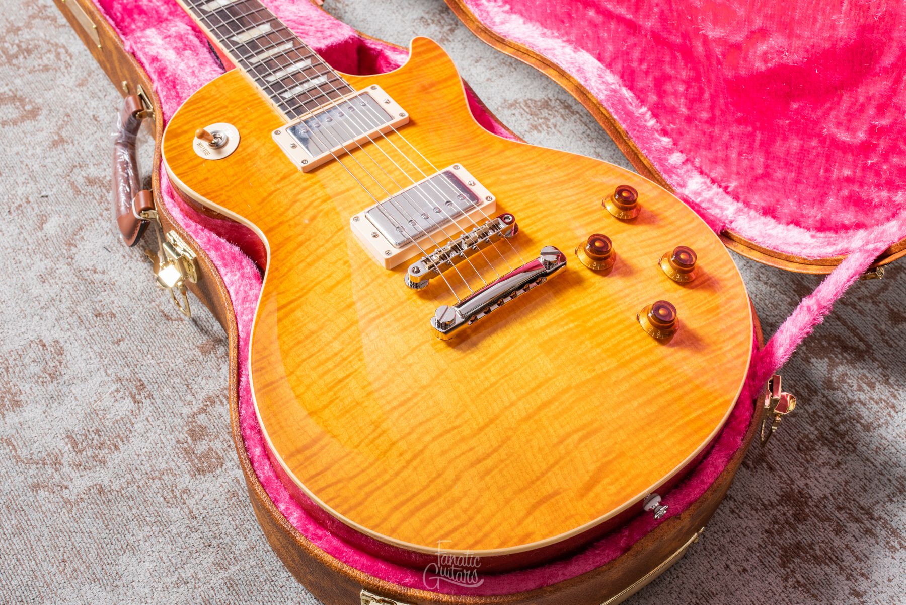 Tokai LS540-5A Custom Shop JM ROLPH Honey Burst #2145609 – Fanatic Guitars