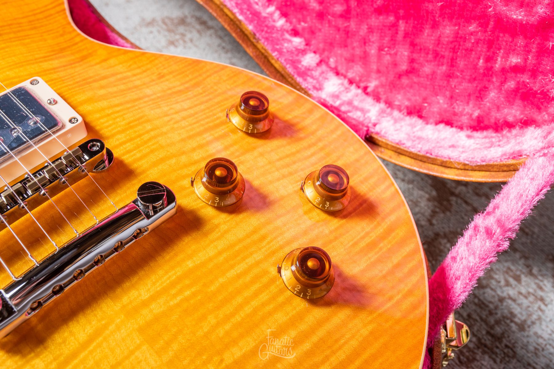 Tokai LS540-5A Custom Shop JM ROLPH Honey Burst #2145609 – Fanatic Guitars