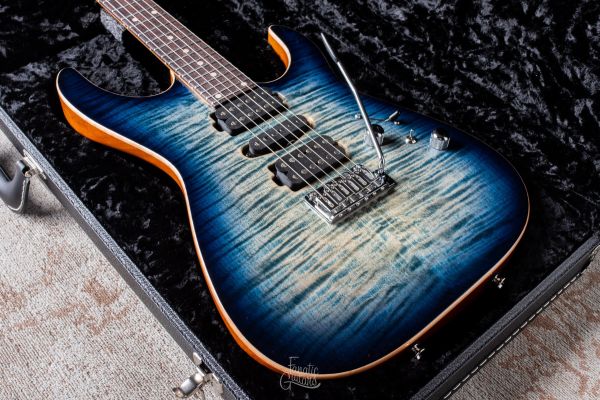 Tom Anderson Angel – Natural Arctic Blue Burst con Binding