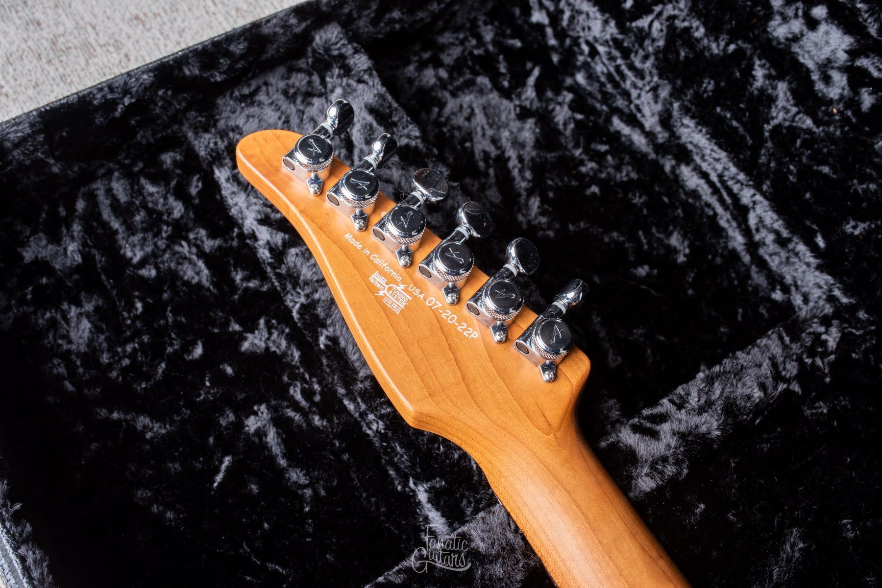 Tom Anderson Angel – Natural Arctic Blue Burst con Binding