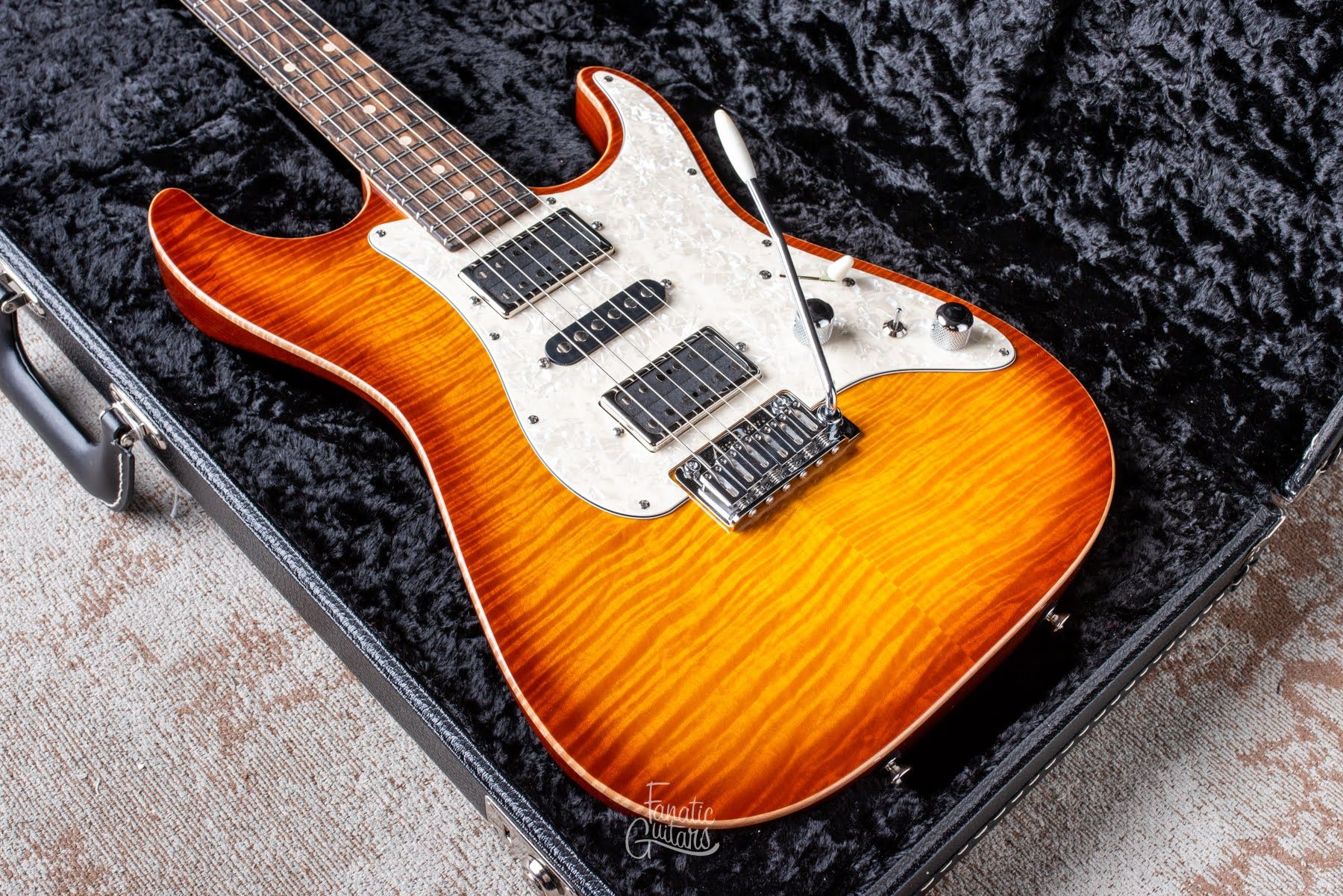 Tom Anderson Drop Top Classic – Dark Honey Burst #11-17-22N