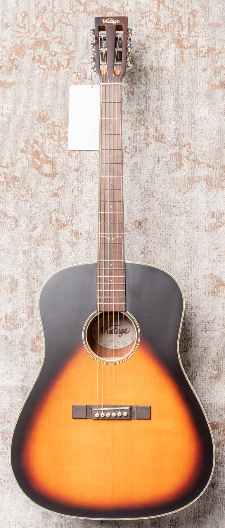 Vintage Historic VE660 Dreadnought - Vintage Burst