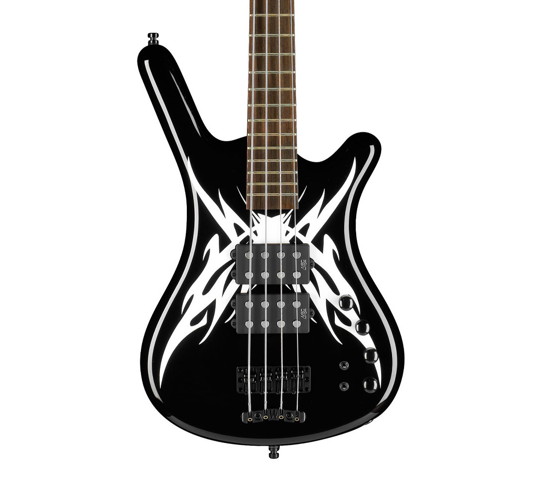 Warwick Corvette $$ SE Tribal black-white