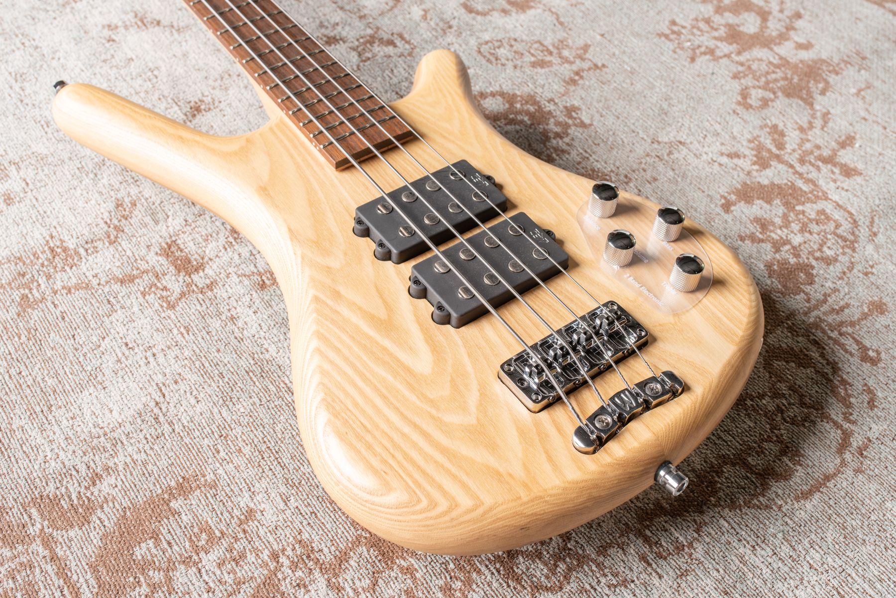 Warwick RockBass Corvette $$ 4 Natural Transparent Satin – Fanatic Guitars