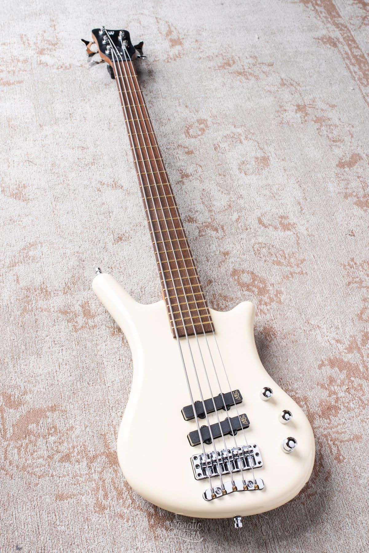 Warwick Teambuilt Pro Series Thumb BO 5- Solid Creme White HP #010153-22